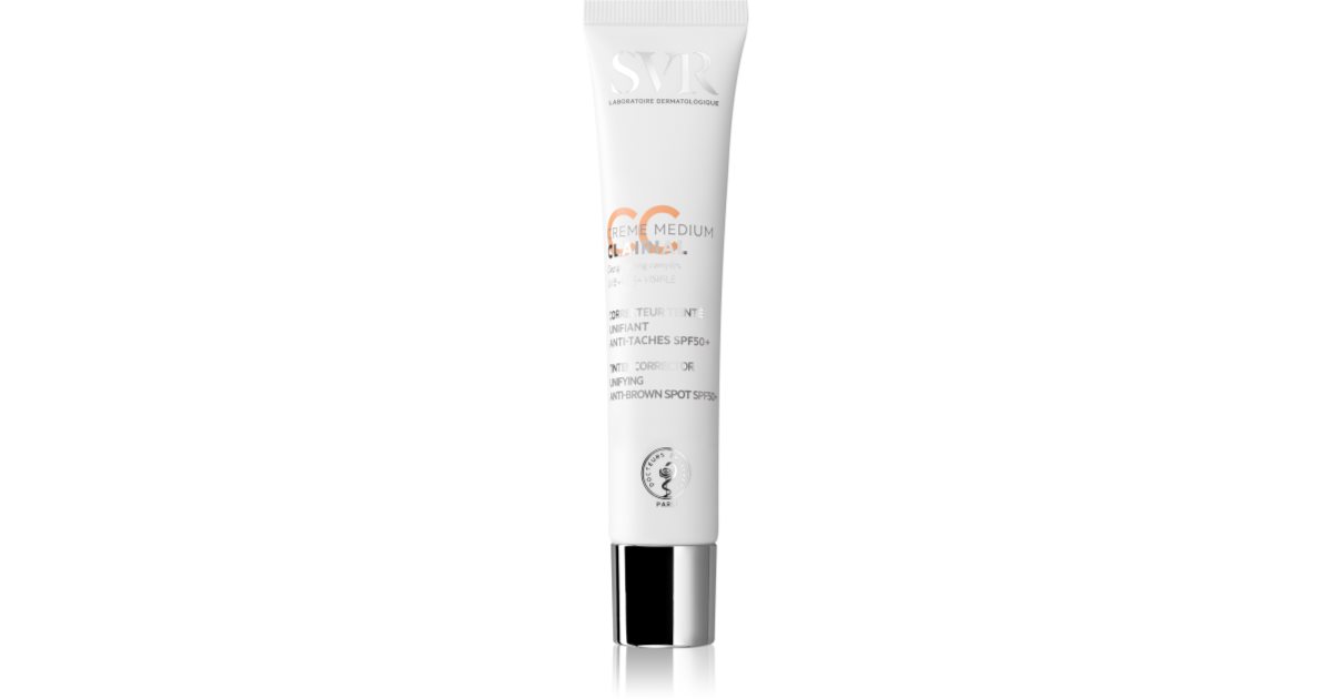 SVR Clairial CC cream CC krem wyrównujący koloryt skóry SPF 50+