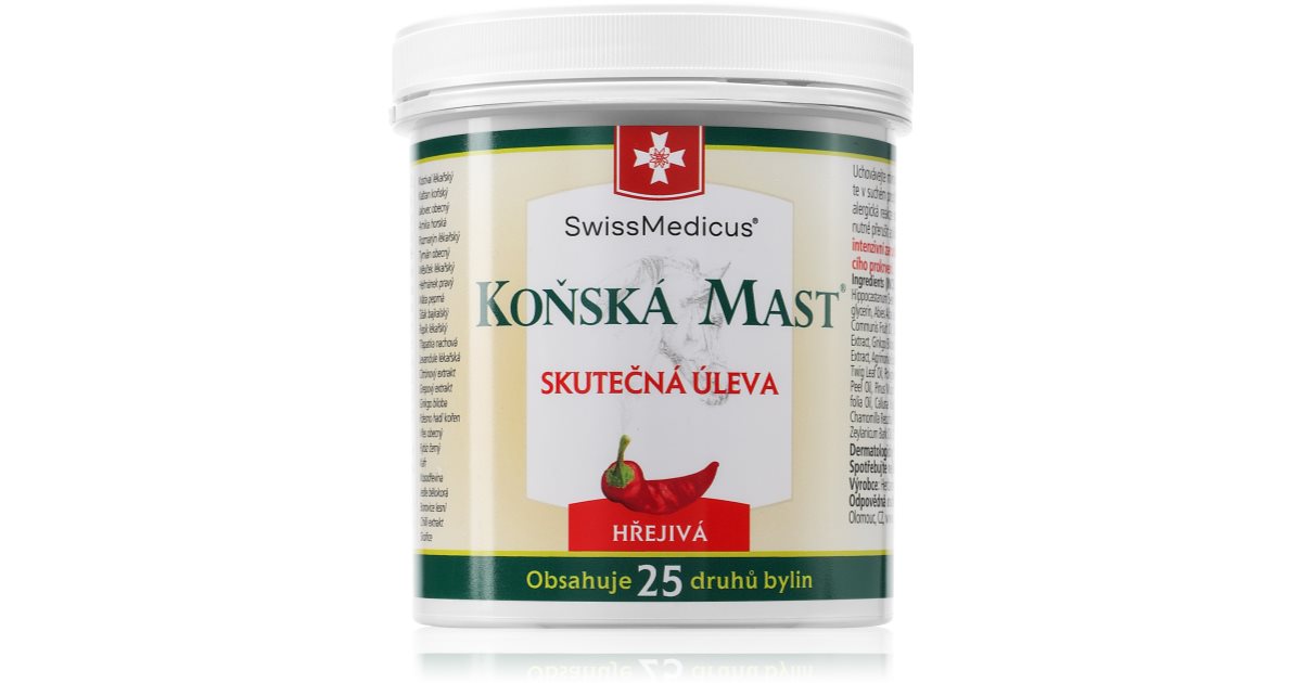 SwissMedicus Koňská mást hřejivá ointment | notino.co.uk