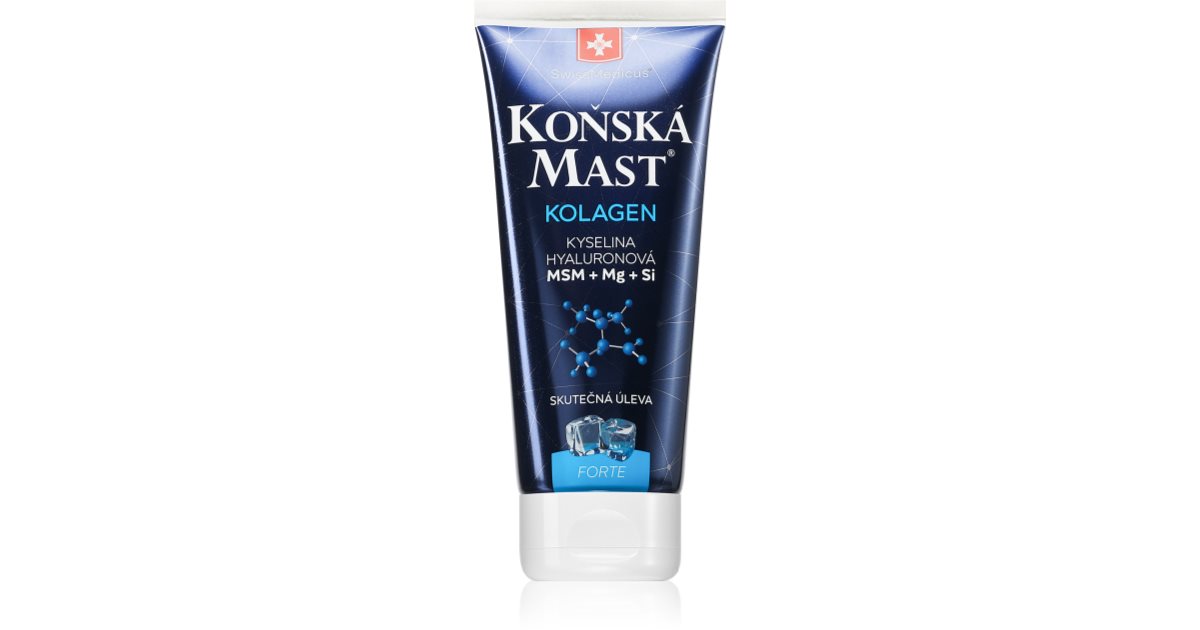 SwissMedicus Koňská mast KOLAGEN forte chladivá Cooling Gel for tired ...