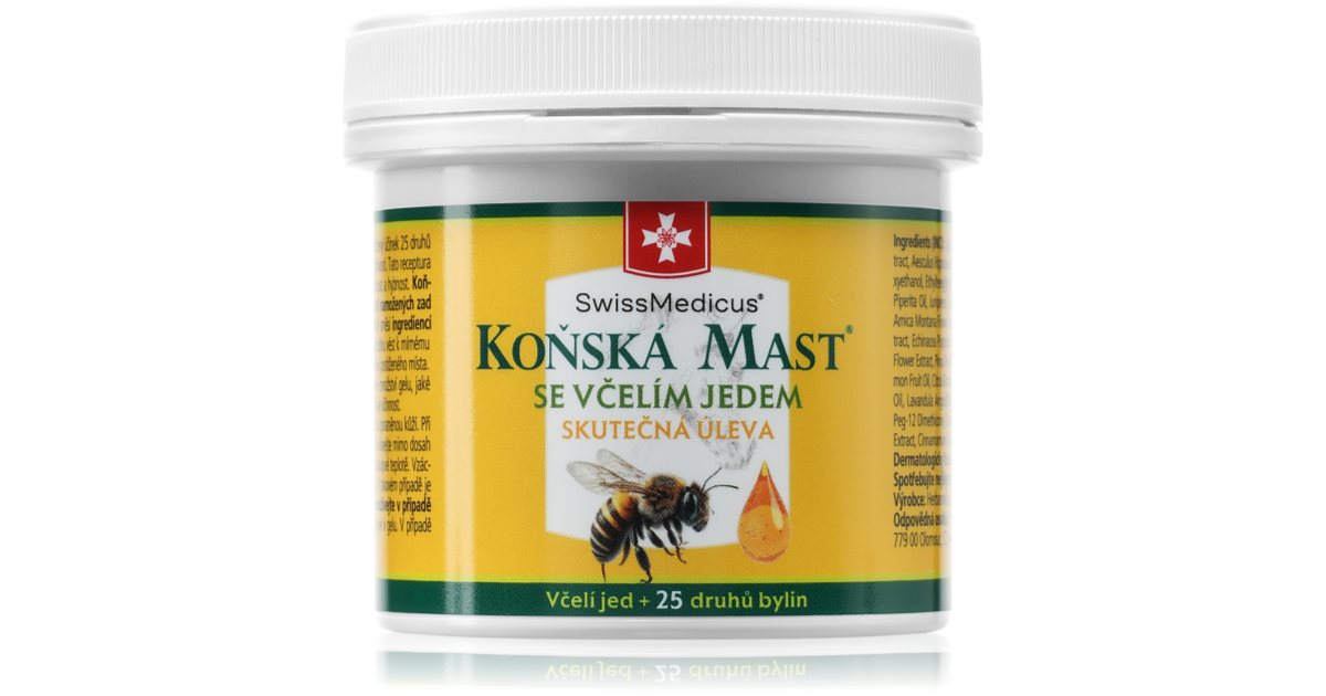 SwissMedicus Koňská mást se včelím jedem Ointment | notino.ie