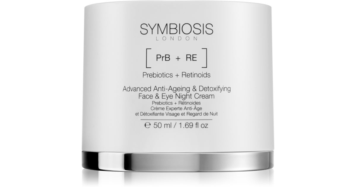Symbiosis London Anti-Ageing & Detoxifying light night cream for face ...