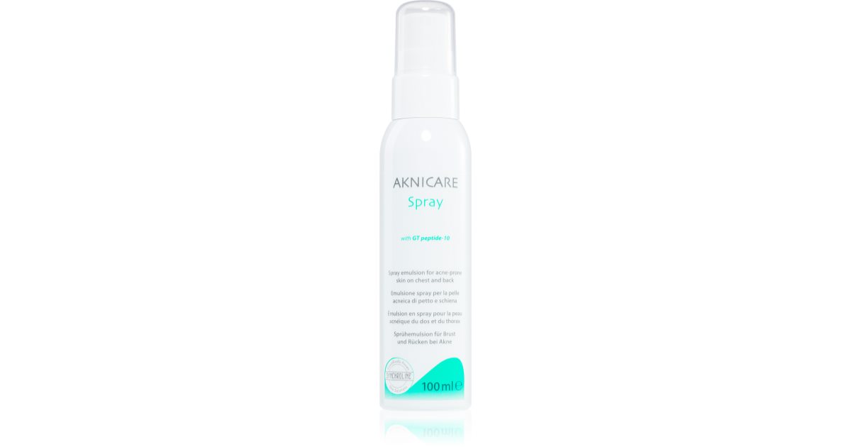 Synchroline Aknicare CB Spray Emulsion for Acne-prone Skin on Chest and ...