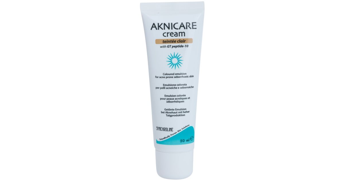 Synchroline Aknicare Coloured Emulsion for Acne Prone Seborrhoeic Skin ...