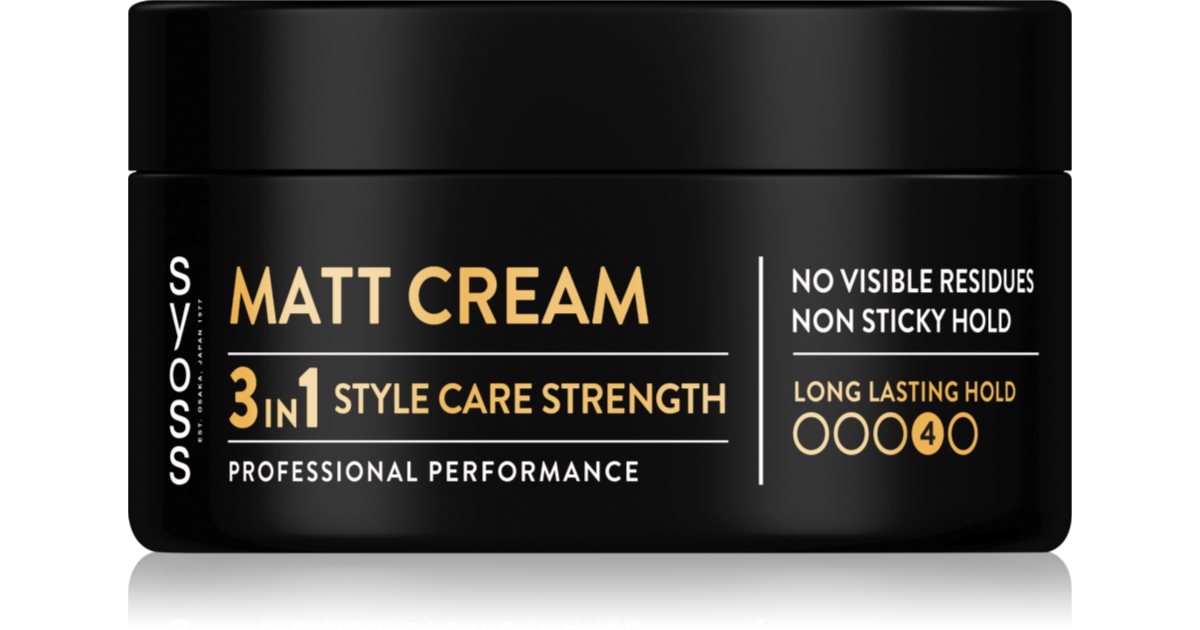 Syoss Matt Fiber pâte coiffante matifiante fixation et forme | notino.be