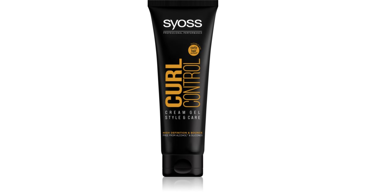 Syoss Curl Control styling cream for curl definition with gel ...