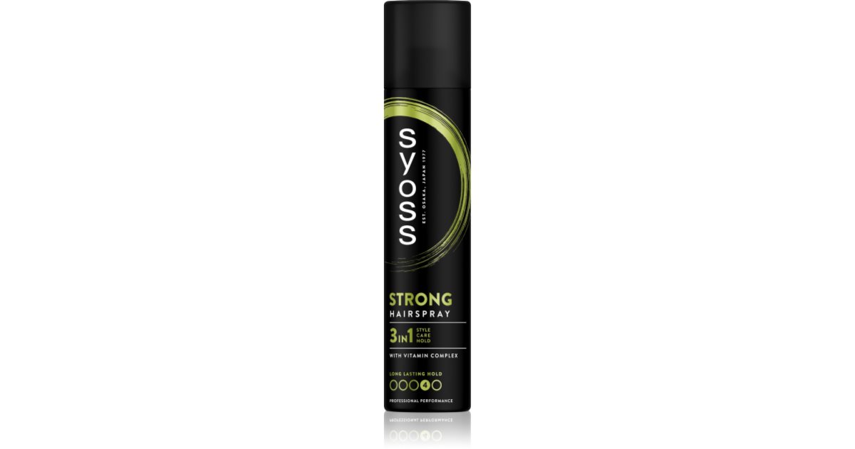 Syoss Strong Hold Hairspray laque cheveux fixation forte 3 en 1 | notino.fr