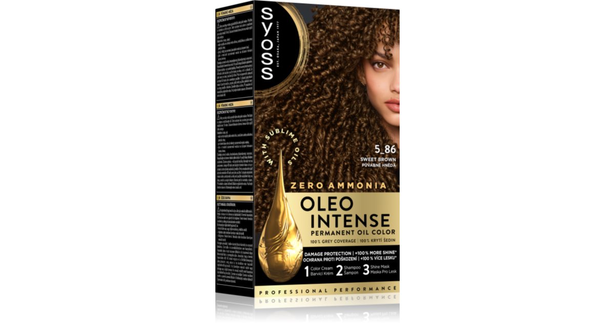 Syoss Oleo Intense Permanent-Haarfarbe mit Öl Erfahrung | notino.cz