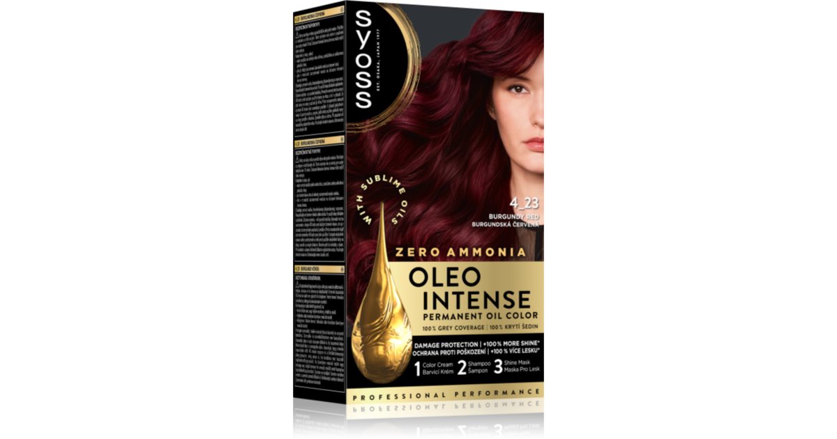 Syoss Oleo Intense permanent hair dye with oil | notino.co.uk
