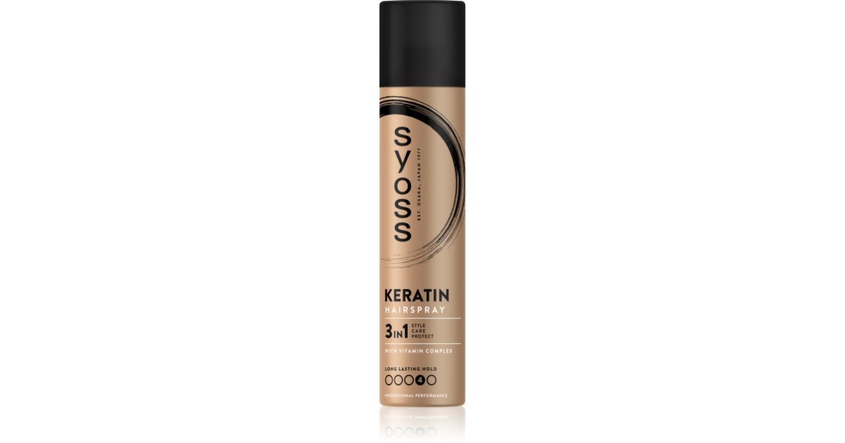Syoss Keratin Hairspray Hairspray with extra strong hold | notino.ie
