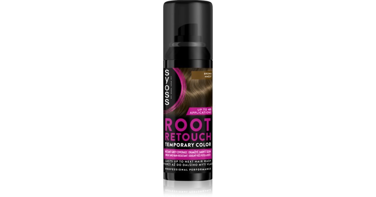 Syoss Root Retoucher colore per coprire la ricrescita in spray | notino.it