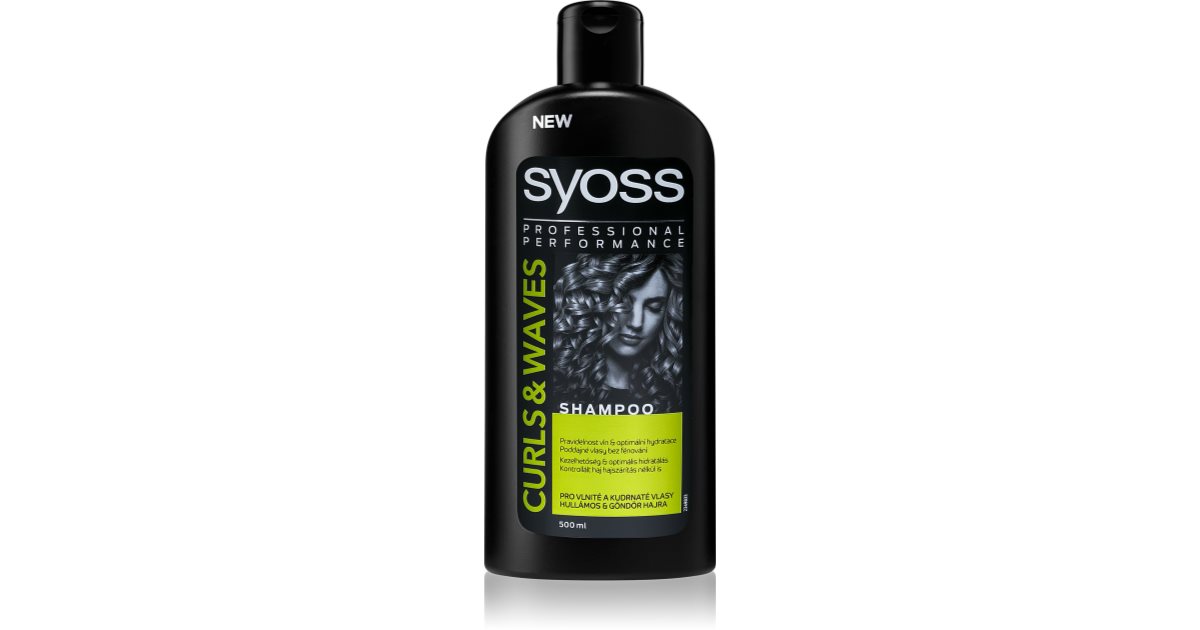 Syoss Curl Me shampoing hydratant pour cheveux bouclés et frisés ...