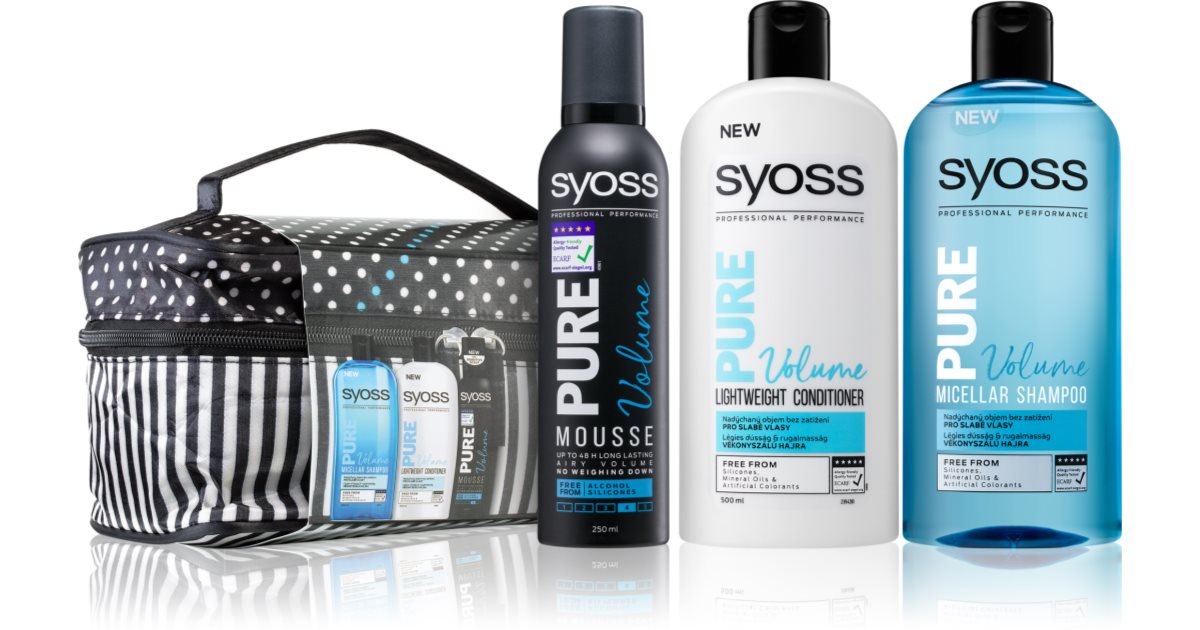 Syoss Pure Volume coffret cadeau I | notino.fr
