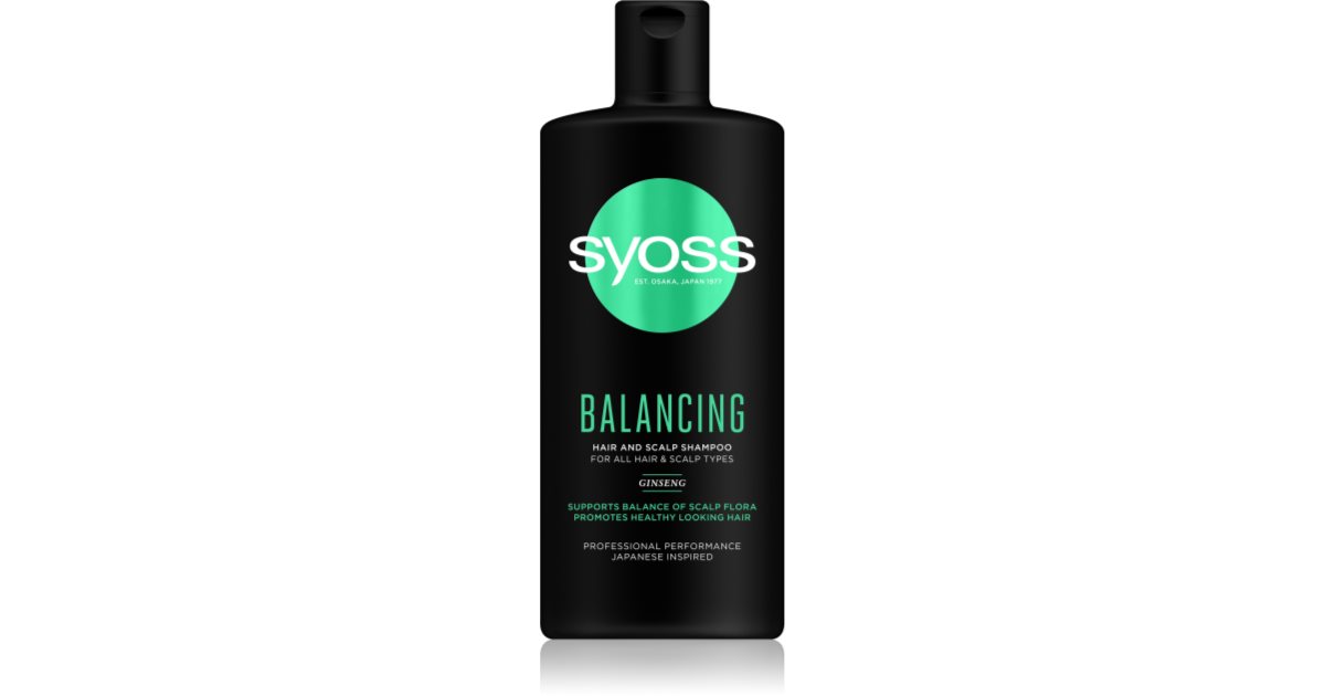 Syoss Balancing shampoing nourrissant cheveux et cuir chevelu | notino.be