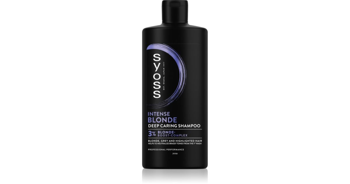 Syoss Blonde & Silver violettes Shampoo für blonde und graue Haare ...