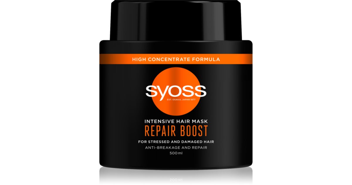 Syoss Repair Boost deep strengthening hair mask to treat hair ...