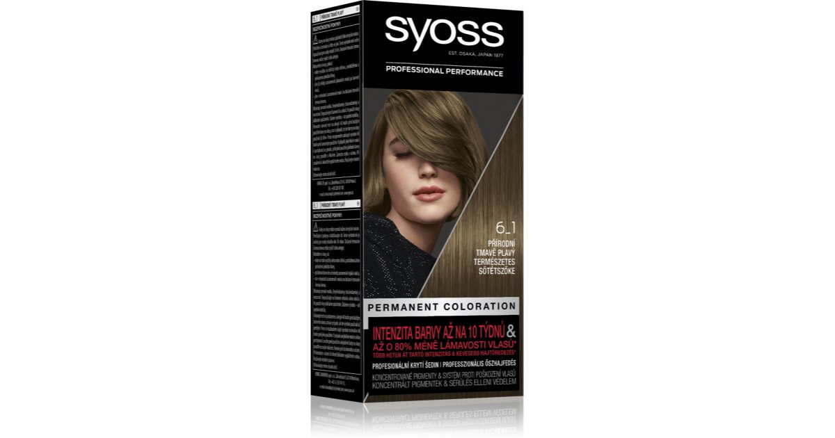 Syoss Color coloration cheveux permanente | notino.fr
