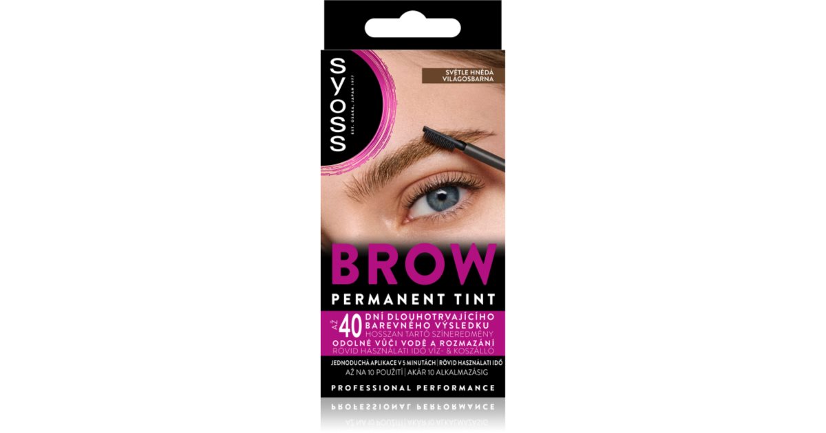 Syoss Brow Tint farba na obočie | notino.sk