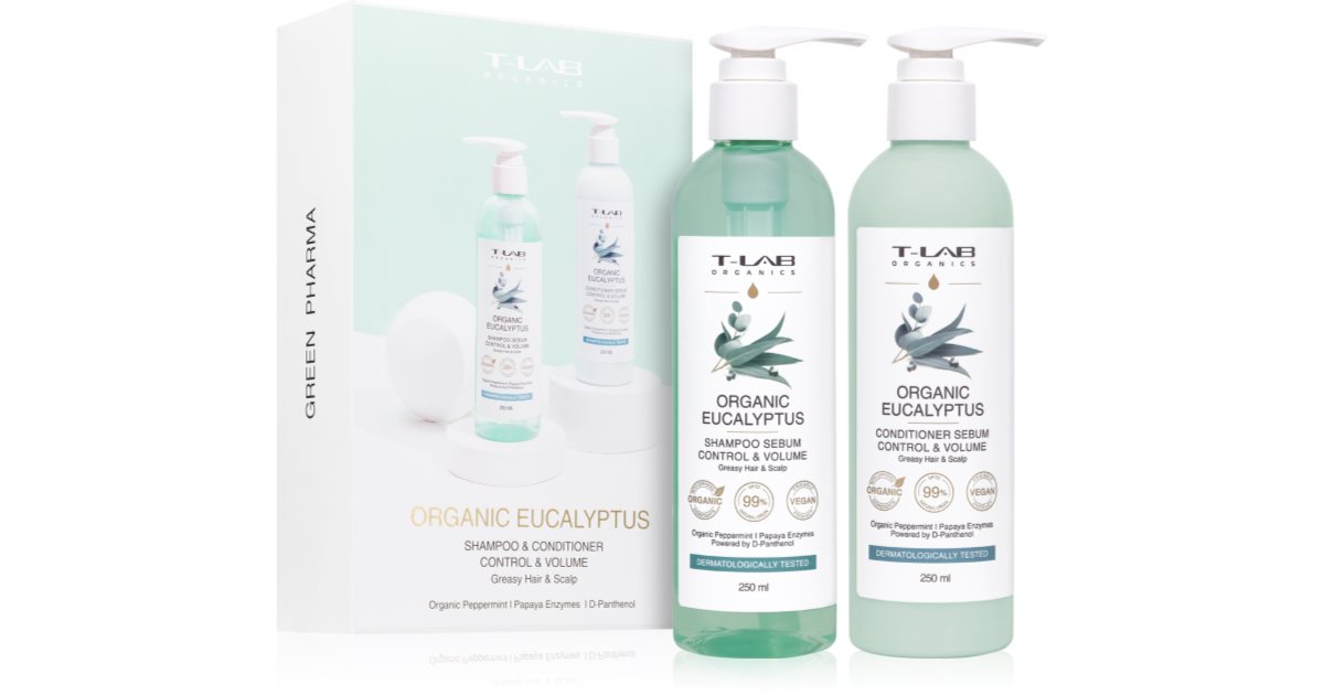 T-LAB Organics Organic Eucalyptus Set | notino.gr