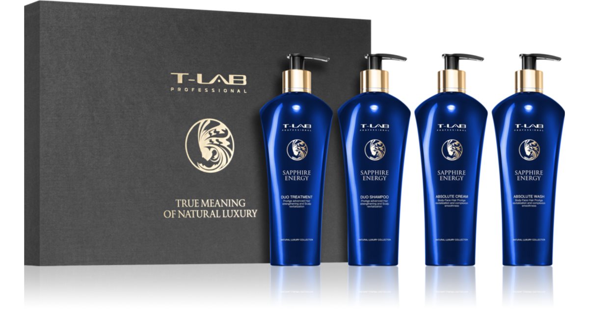 T-LAB Professional Sapphire Energy gift set (for hair and body ...
