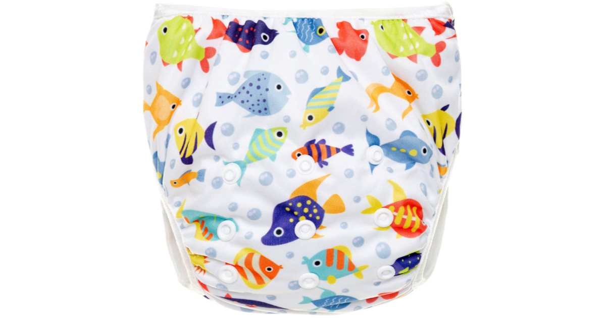 T-TOMI Diaper Swimwear Blue Fish | notino.pl