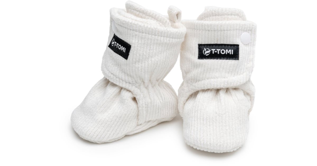 T-TOMI Booties Cream baby shoes | notino.co.uk
