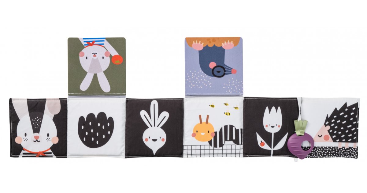 Taf Toys Pram Book Urban Garden contrast educational book | notino.co.uk