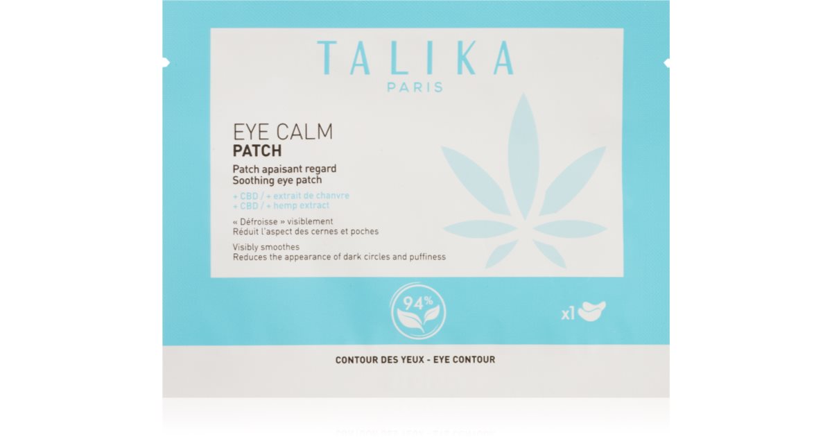 Talika Eye Calm Patch máscara facial calmante para o contorno dos olhos ...