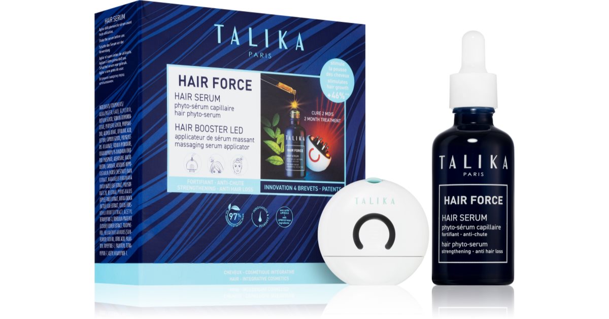 Talika Hair Force Booster ensemble (pour stimuler la repousse des ...