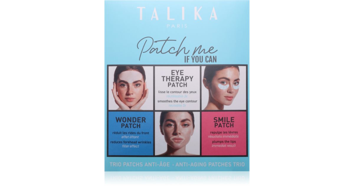 Talika Patch Me If You Can sheet mask set for the lips and eye area ...