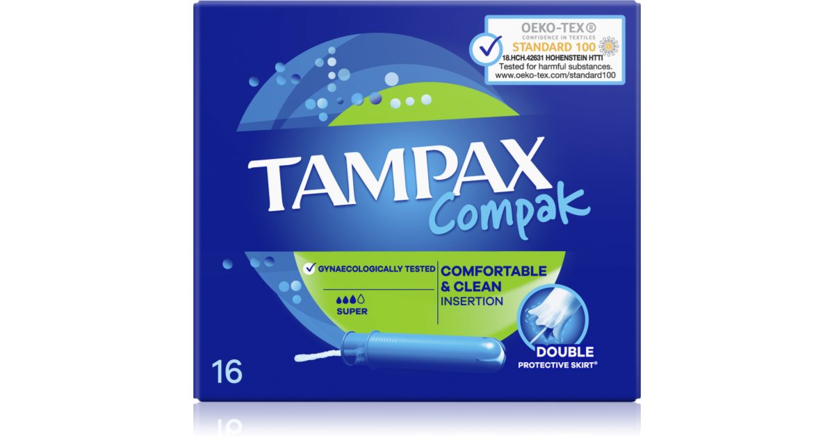 Tampax Compak Super tamponi con applicatore | notino.it