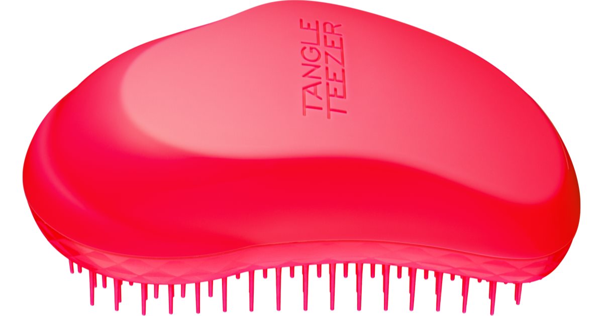 Tangle Teezer Thick & Curly Salsa Red brush for coarse and curly hair ...