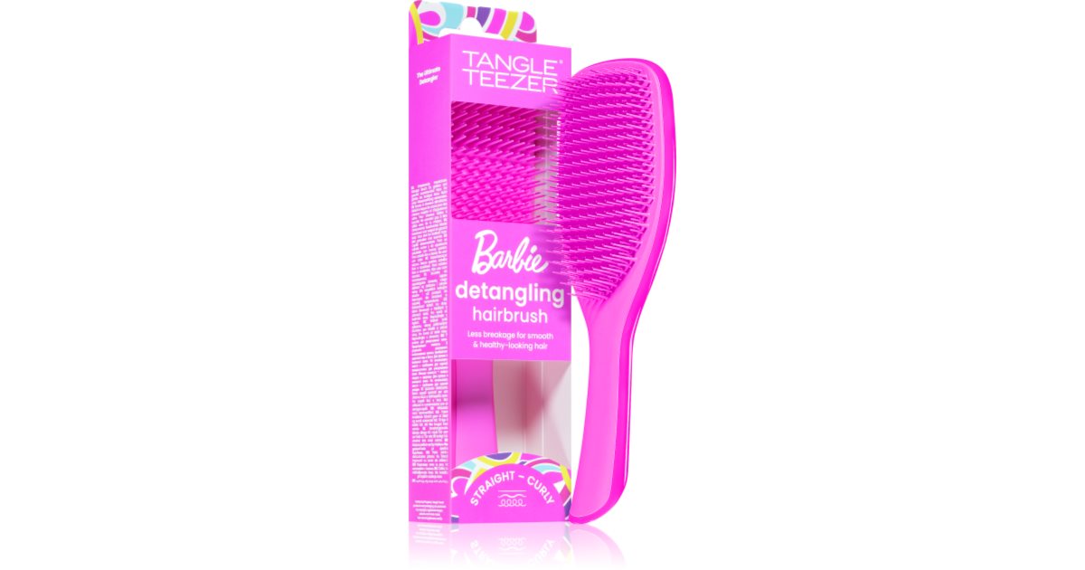 Tangle Teezer x Barbie Ultimate Detangling Brush Hair Brush for easy ...