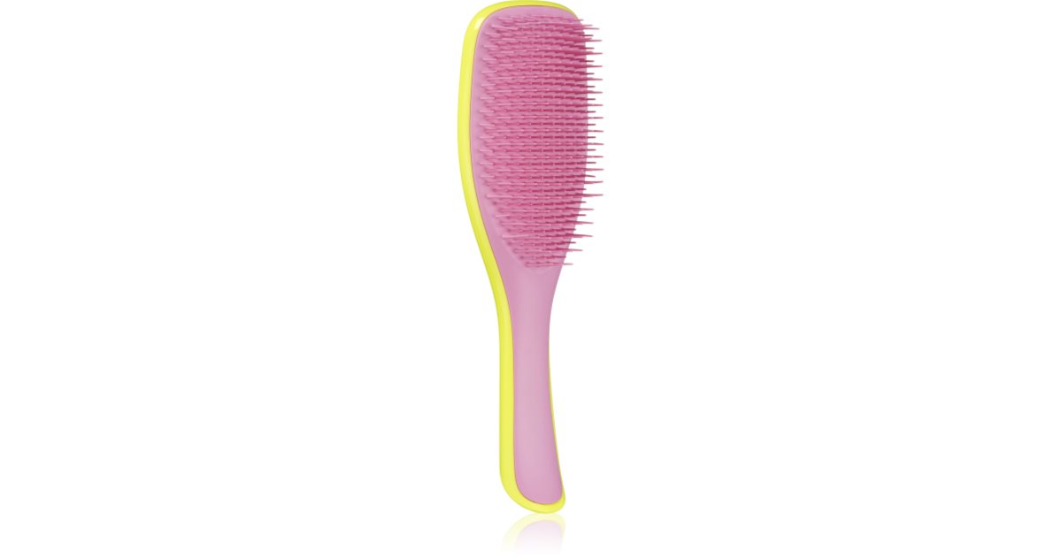 Tangle Teezer Ultimate Detangler Hyper Yellow Rosebud brush for hair ...