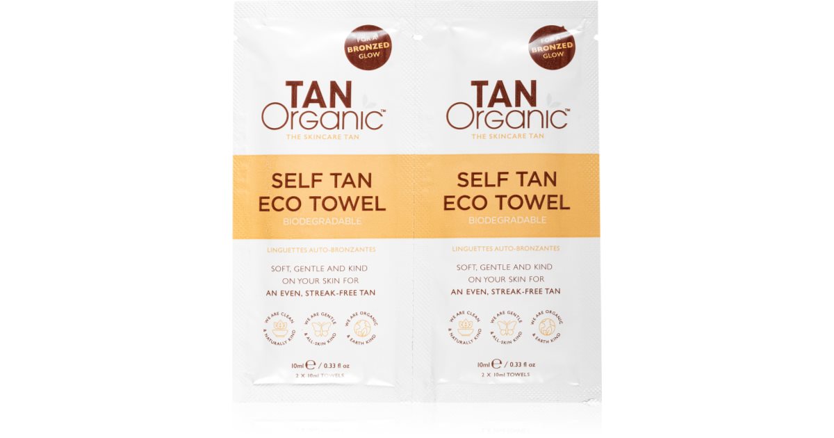 TanOrganic The Skincare Tan Selbstbräuner-Pads