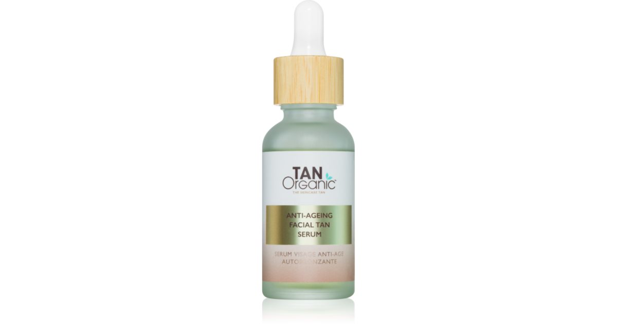 TanOrganic The Skincare Tan self-tanning face serum with anti-ageing ...