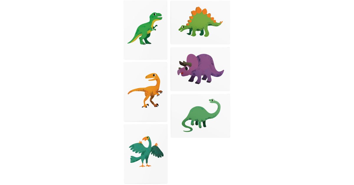 TATTonMe Temporary Tattoos Set Dino tattoo för barn | notino.se