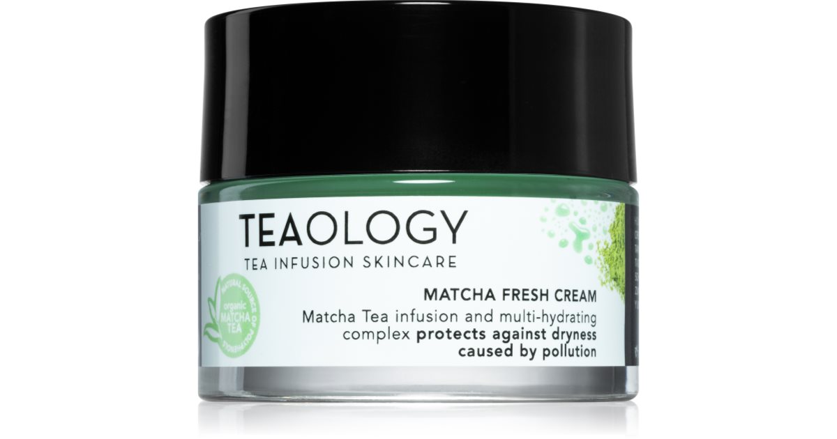 Teaology Matcha Tea Fresh Cream deep moisturising cream with matcha ...