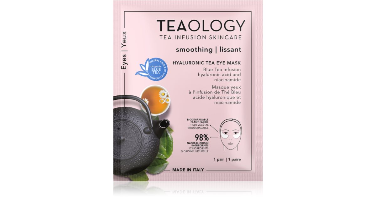 Teaology Face Mask Hyaluronic Eye Mask parches hidratantes para ojos ...