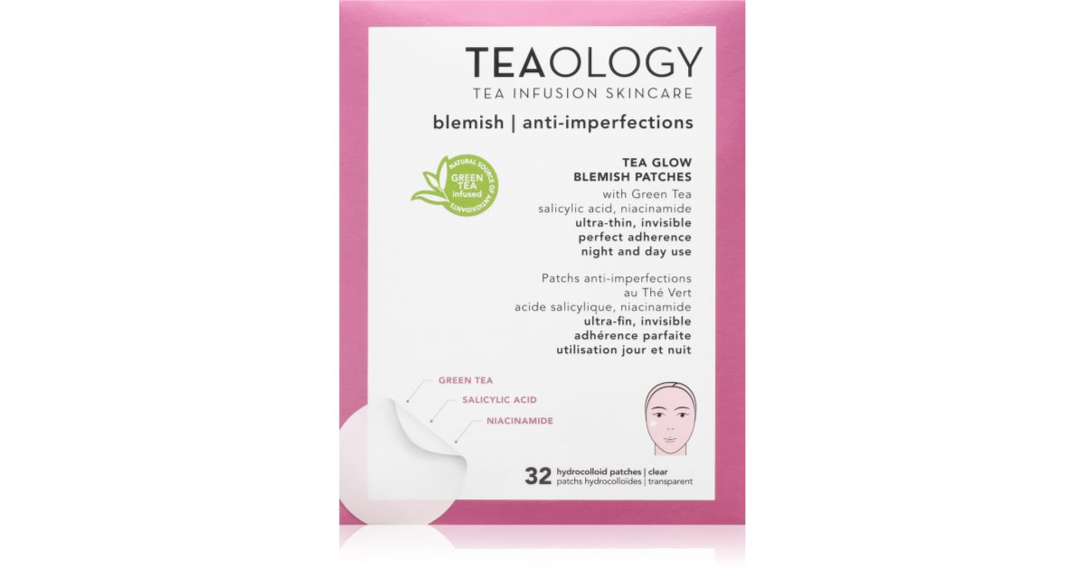 Teaology Tea Glow Blemish Patch patchs à peaux à problèmes anti-acné ...