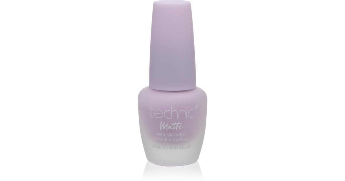 Technic Cosmetics Matte Nail Varnish long-lasting nail polish with matt ...
