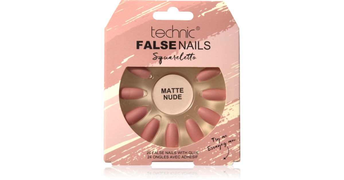 Technic Cosmetics False Nails Sqarletto false nails | notino.co.uk