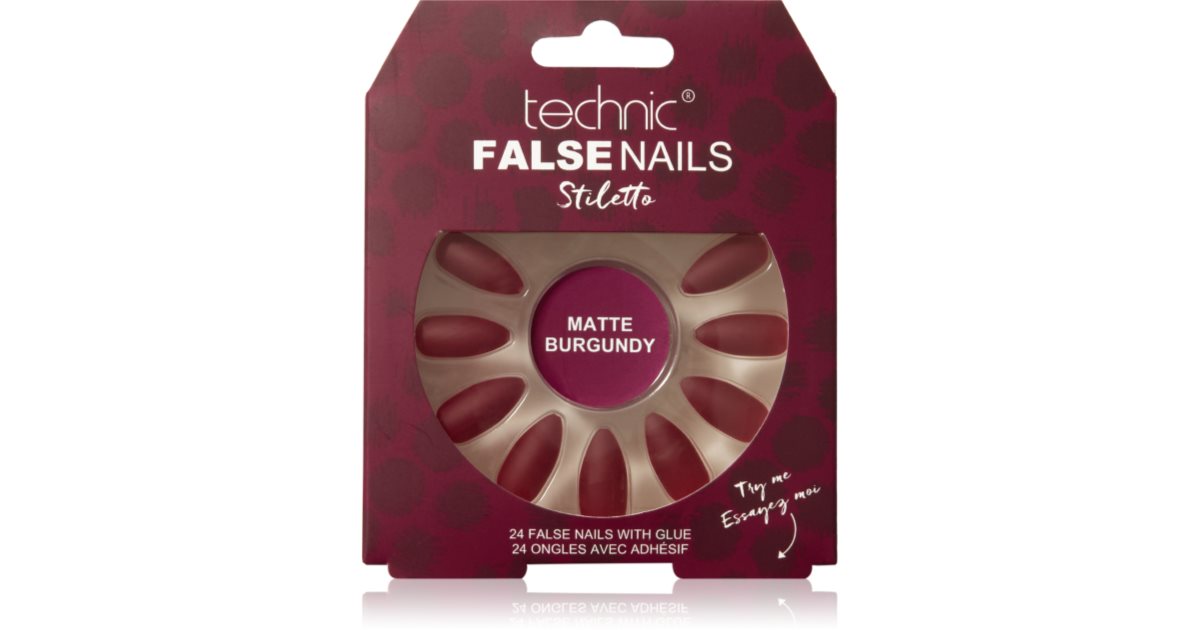 Technic Cosmetics False Nails Stiletto Изкуствени нокти | notino.bg