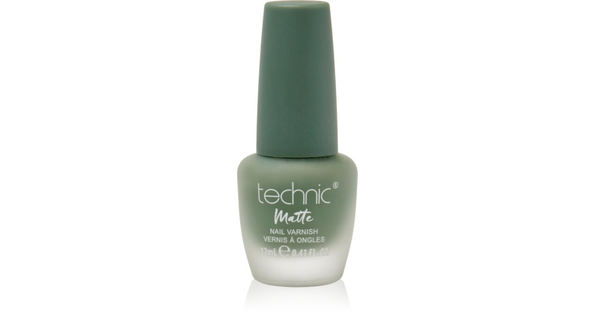 Technic Cosmetics Matte Nail Varnish long-lasting nail polish with matt ...