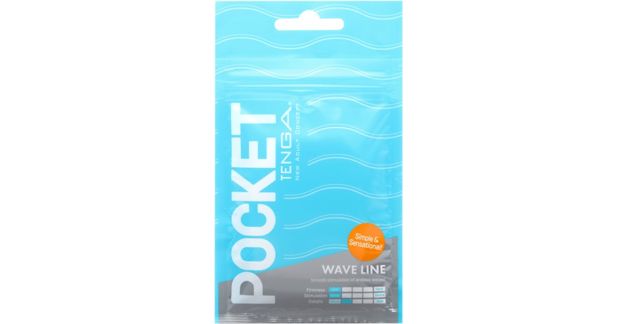 Tenga Pocket Wave Line jednorazowy masturbator