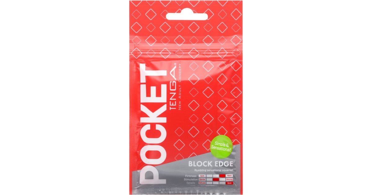 Tenga Pocket Block Edge disposable masturbator | notino.co.uk