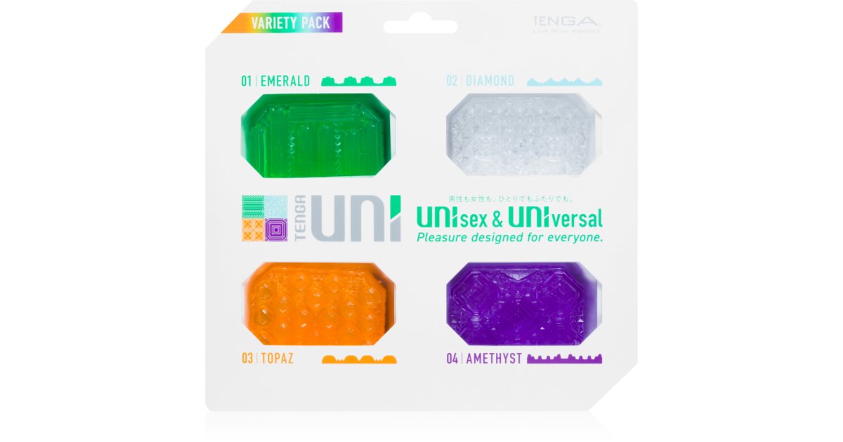 Tenga Uni Variety pack masturbator set Amethyst | notino.co.uk
