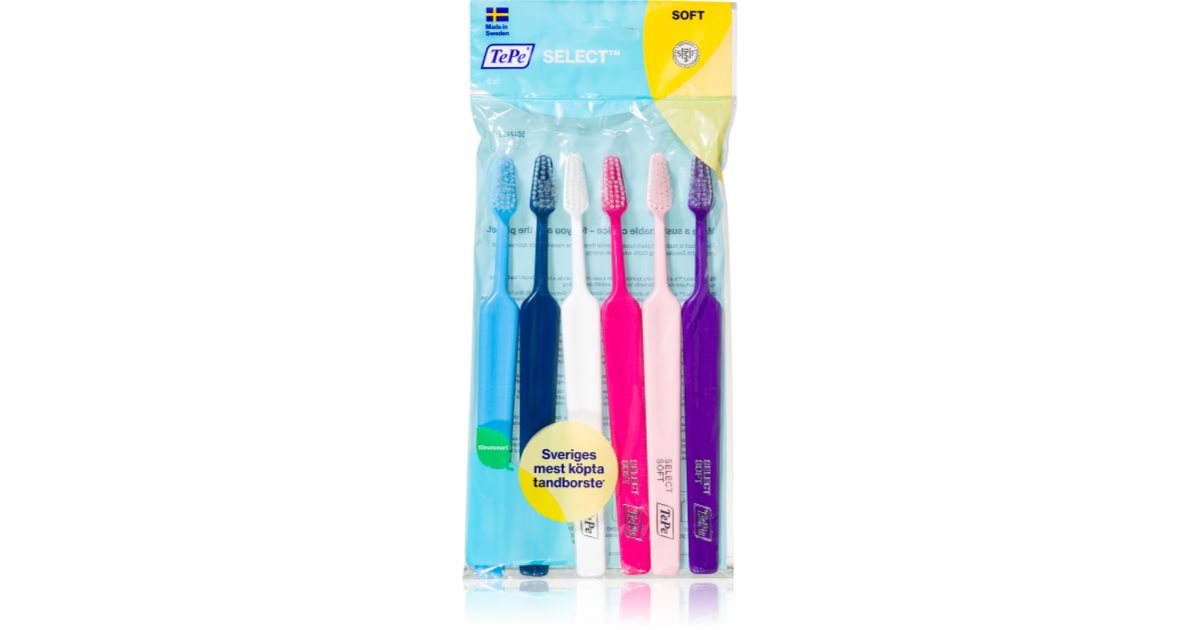 TePe Select Soft 4+2 toothbrushes | notino.co.uk