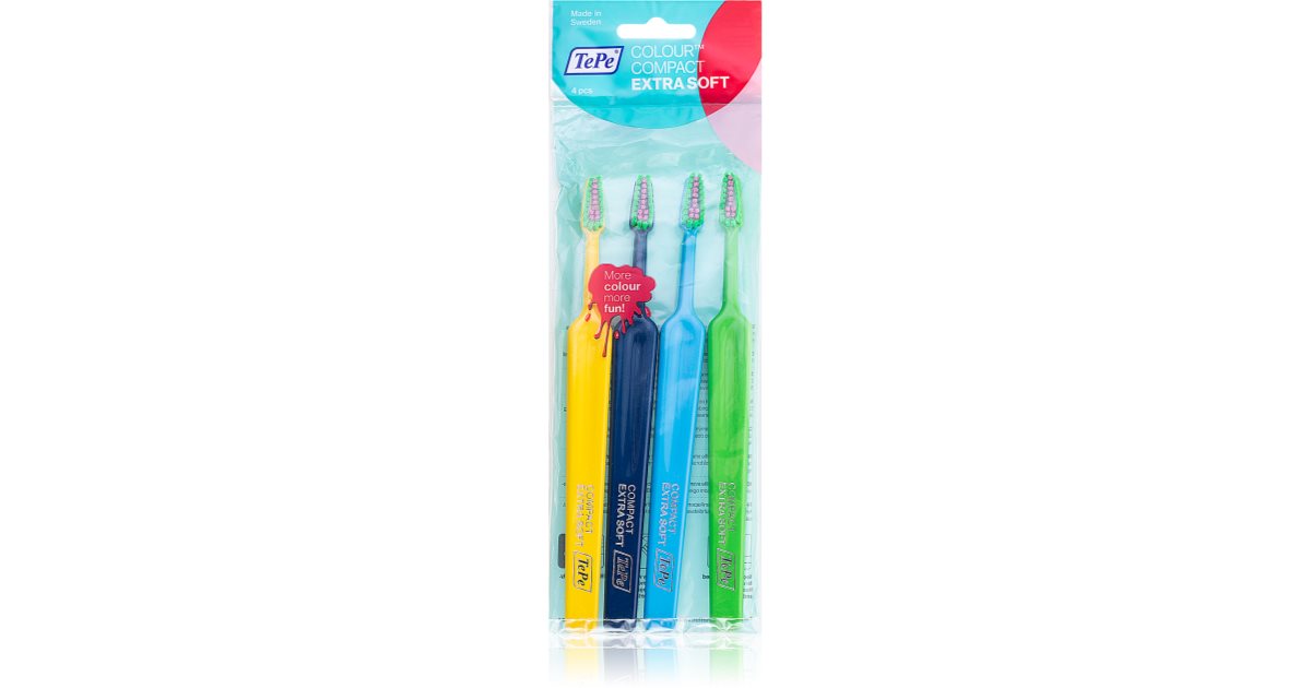 TePe Colour Compact extra soft toothbrushes | notino.co.uk