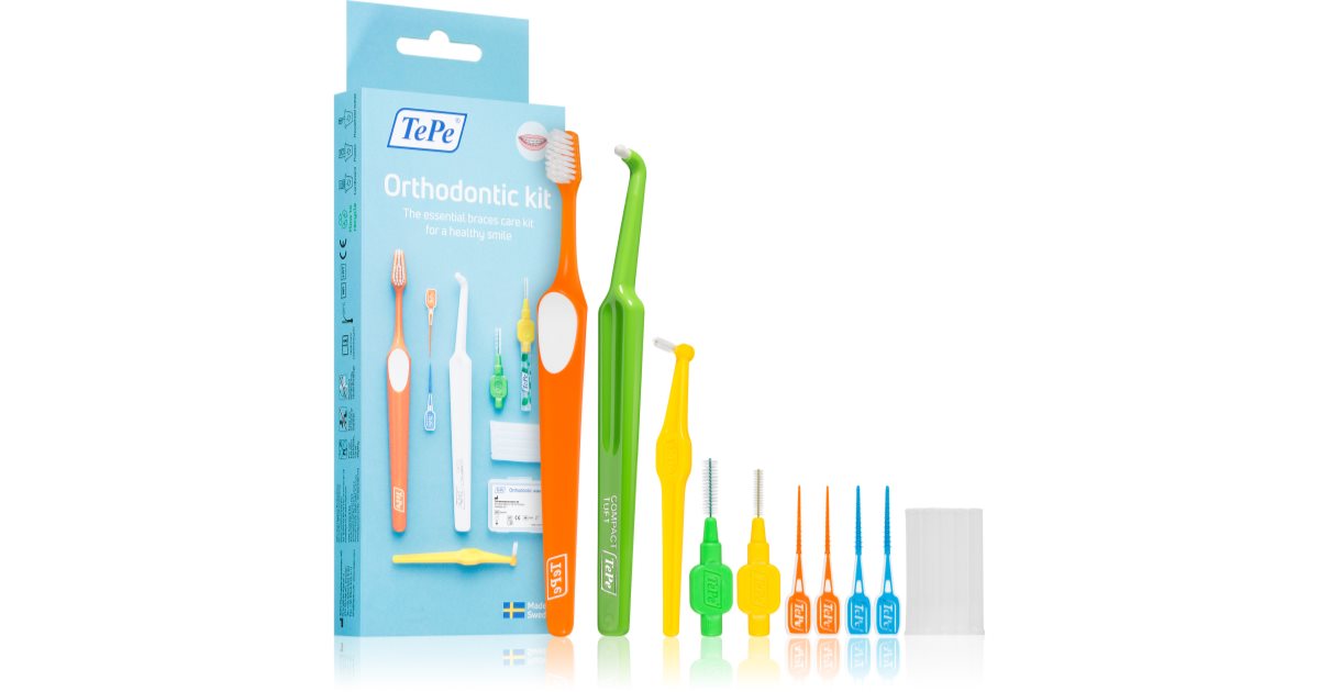 TePe Orthodontic Kit set(para limpiar el aparato dental) | notino.es