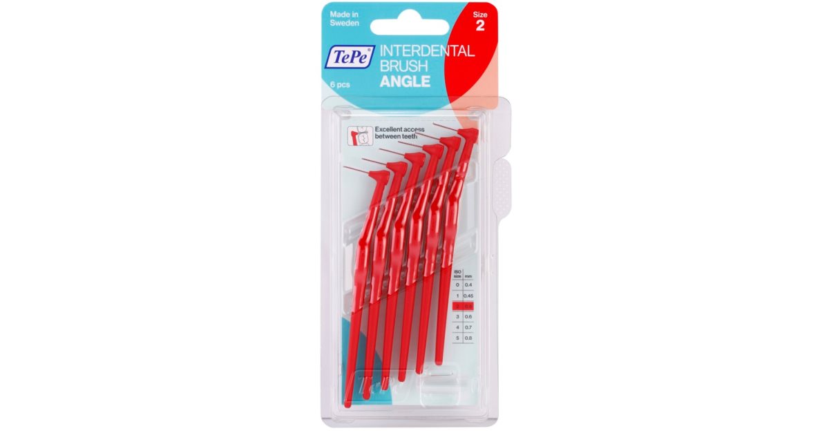 TePe Angle Size 2 Interdental Brushes | notino.ie